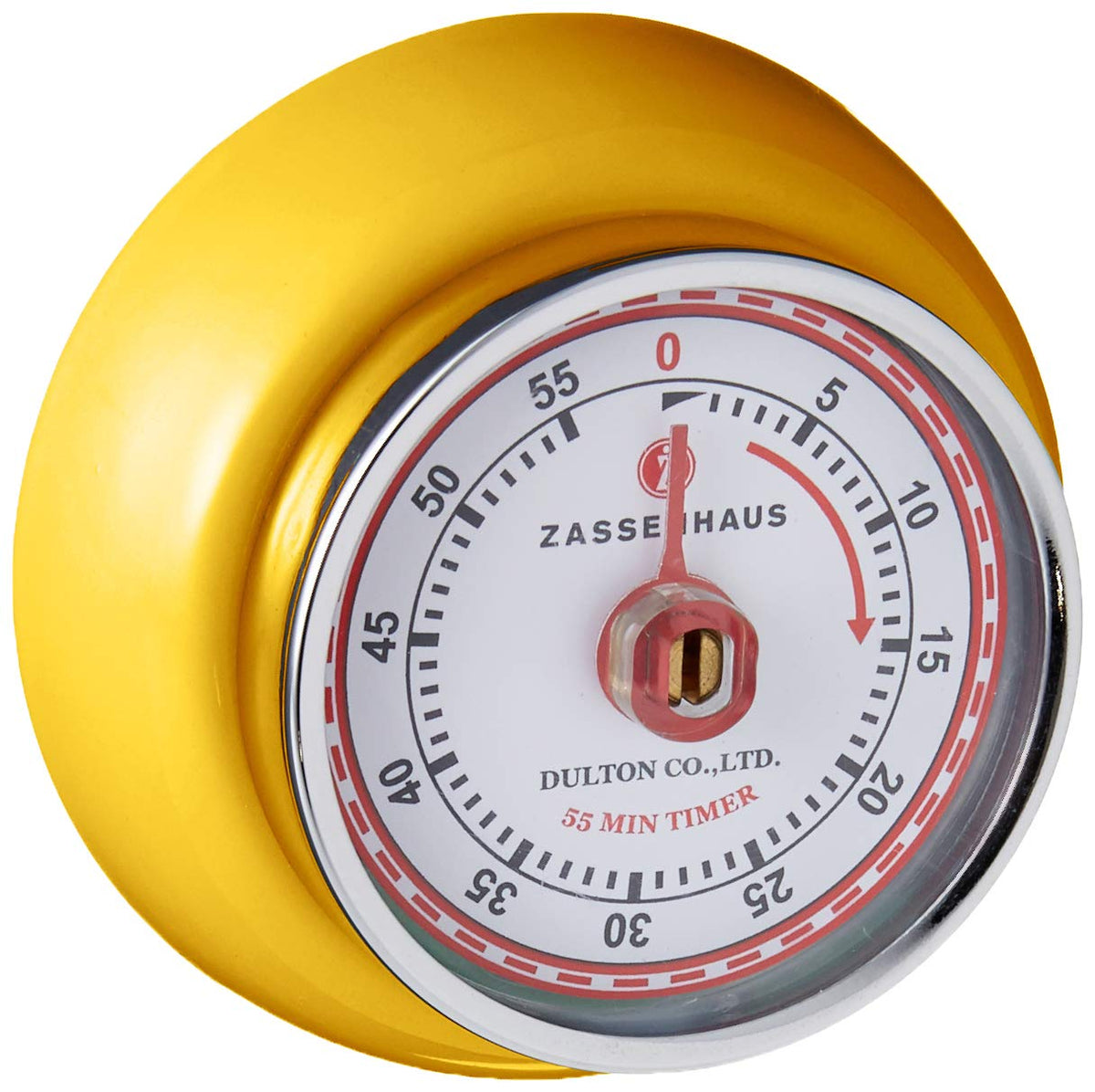 Zassenhaus Magnetic Retro Kitchen, Classic Mechanical Cooking Timer (Y ...