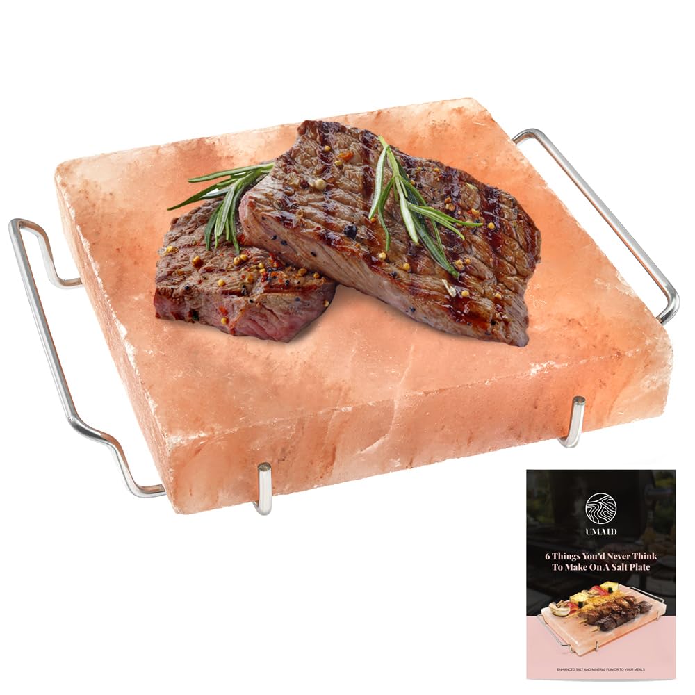 UMAID Himalayan Salt Block For Grilling, Cooking, Cutting and Serving ...