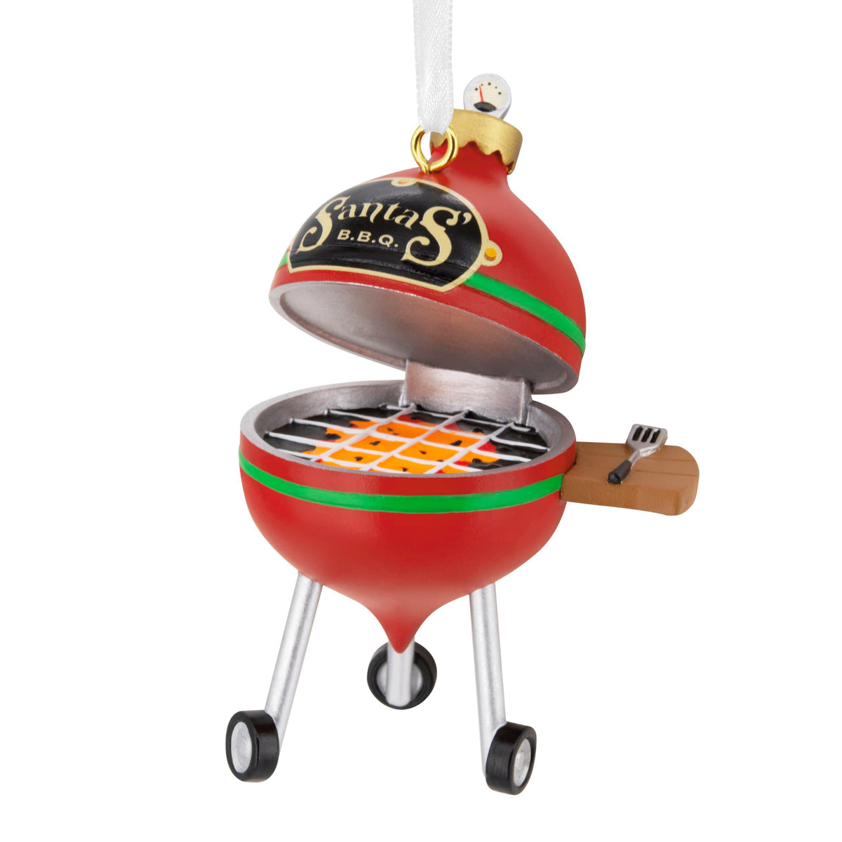 Hallmark Santa's BBQ Grill Christmas Ornament — Grill Parts America