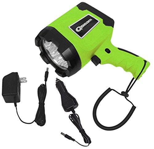 Brinkmann 800-2701-1 Flashlight, Q-Beam LED AC & DC Rechargeable Spotl ...