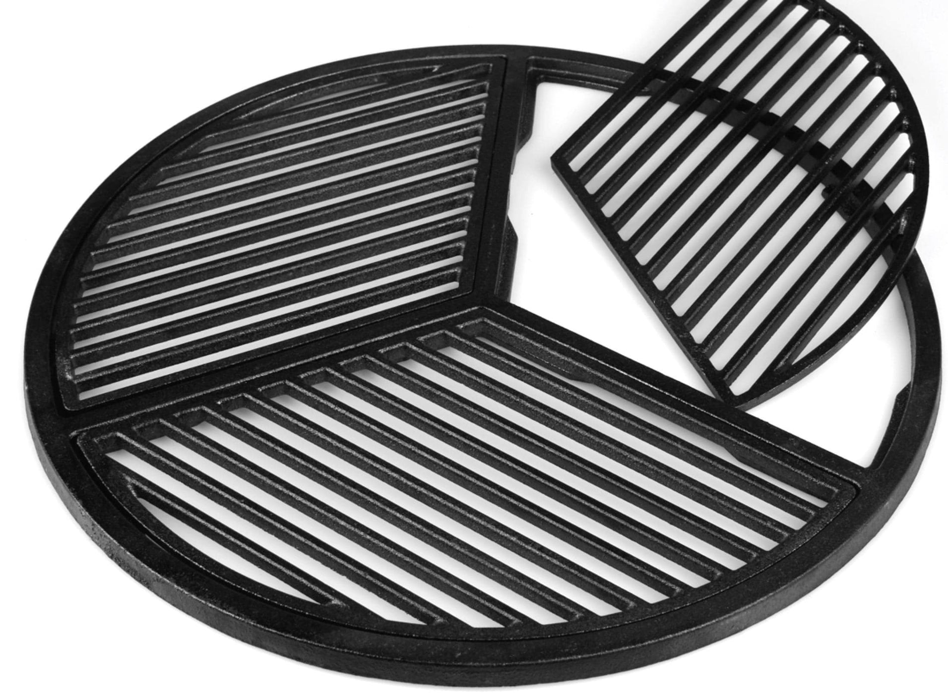 Cast Iron Modular Grate, Pre Seasoned, Fits 18.5" Grills and Large Big ...