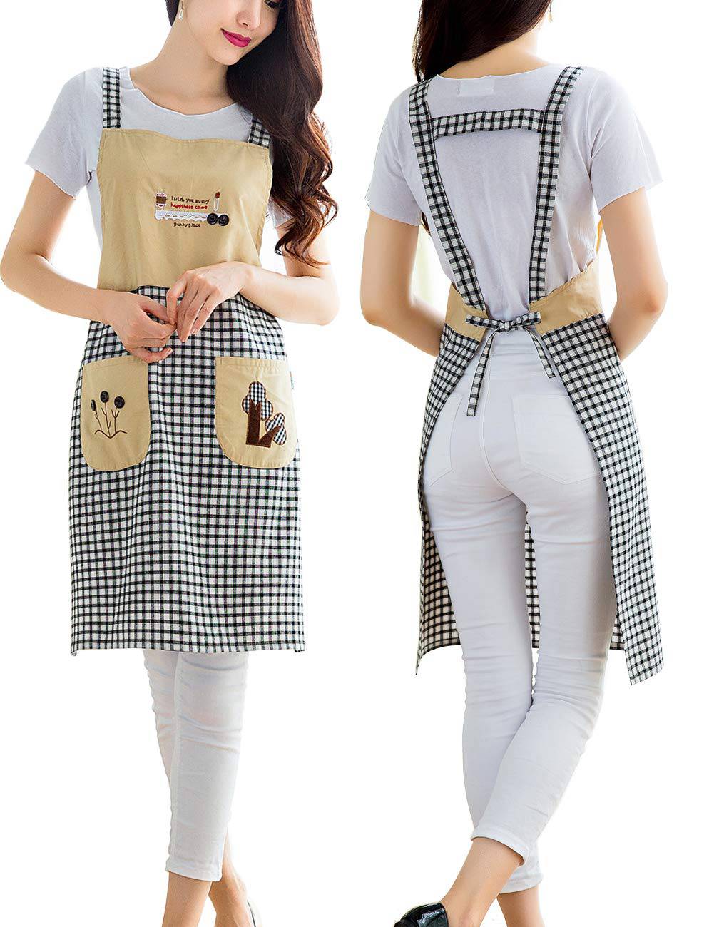 Kinsley Cute Cooking Apron for Women - Suitable for Baking, Grilling ...