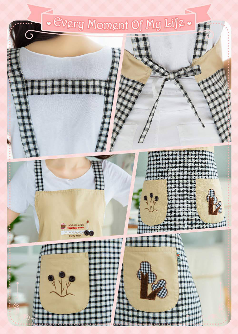 Kinsley Cute Cooking Apron for Women - Suitable for Baking, Grilling ...