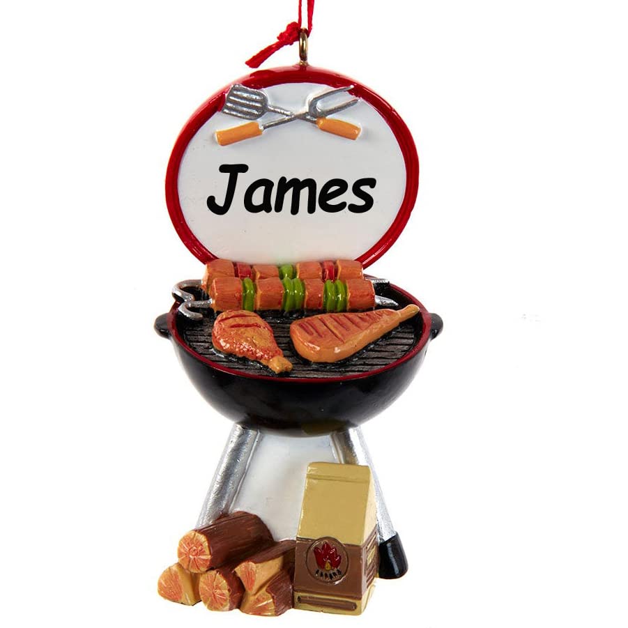 Personalized Grill Christmas Ornament - Grilling Holiday Tree Decorati ...