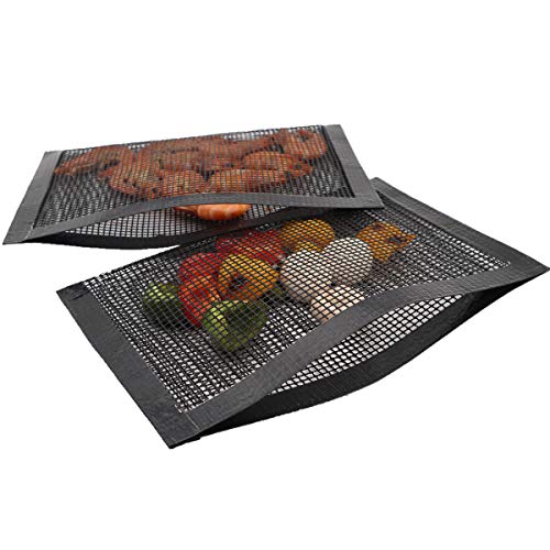 Bluedrop Non Stick Mesh Bag For Grill PTFE Toaster Oven Bags Barbecue ...