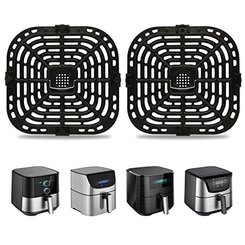 2 Pack Air Fryer Grill Pans Replacement Parts for Instants Vortex Plus ...